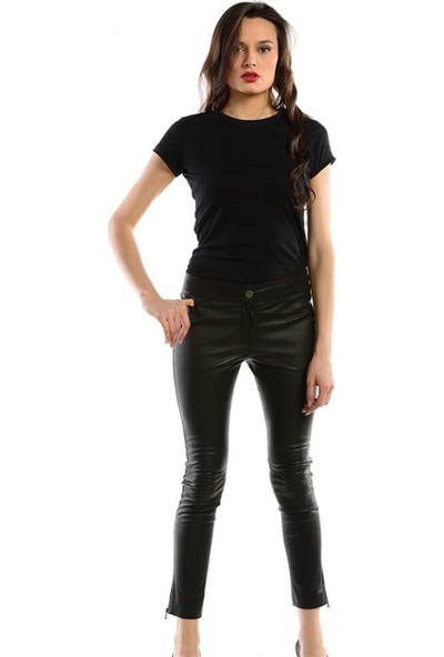 Kadın Pantalon Siyah FW-4657 Kadın Pantalon Siyah FW-4657