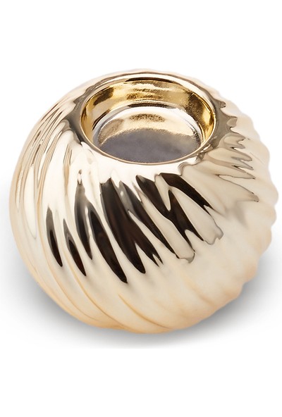 Karaca Home Joy Tealight Mumluk Gold 8 x 6 cm