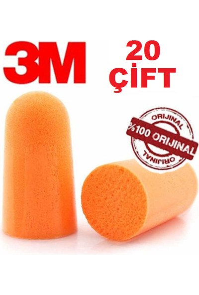 3m 1100 Refill Kulak Tıkacı 20 Çift