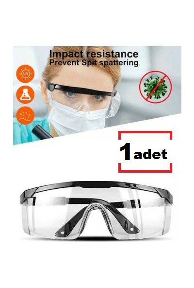 Nisafety UV73 Şeffaf Kimyasal Koruyucu Gözlük Nisafety UV73 Şeffaf Kimyasal Koruyucu Gözlük