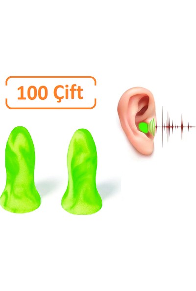 Nisafety NS7400 Kulak Tıkacı Yıkanabilir 100 Çift