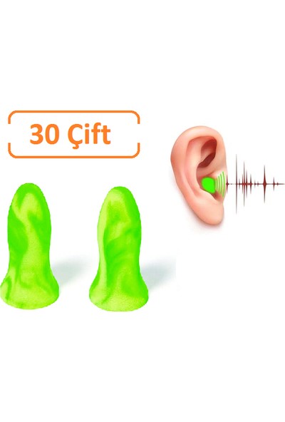 Nisafety NS7400 Kulak Tıkacı Yıkanabilir 30 Çift