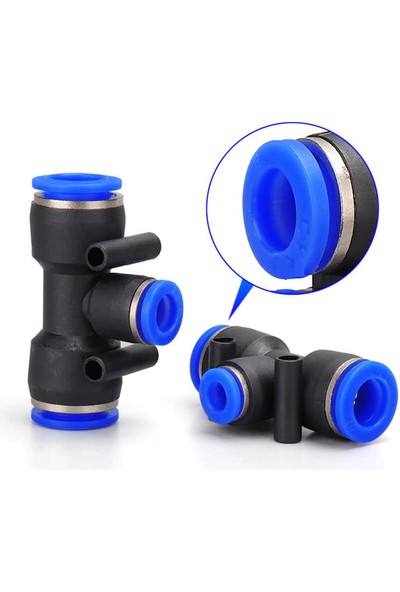 Skyce Pnömatik Te Nipel 6 mm Skyce Pnömatik Te Nipel 6 mm