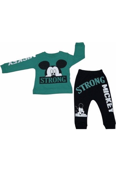 Saymoystar Kids Strong Mouse Baskılı Erkek 2li Takım Saymoystar Kids Strong Mouse Baskılı Erkek 2li Takım
