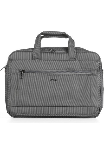 Ççs Körüklü Laptop ve Evrak Çantası 17 Inch Gri