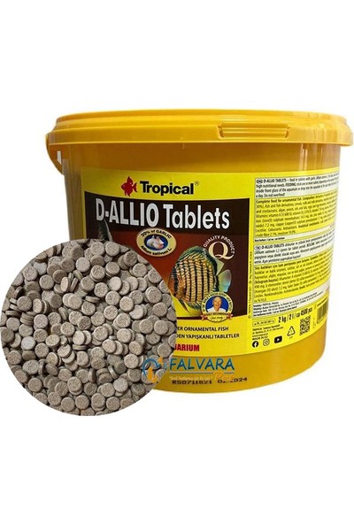 Tropical D-Allio Tablet Yem 500 Adet Tropical D-Allio Tablet Yem 500 Adet