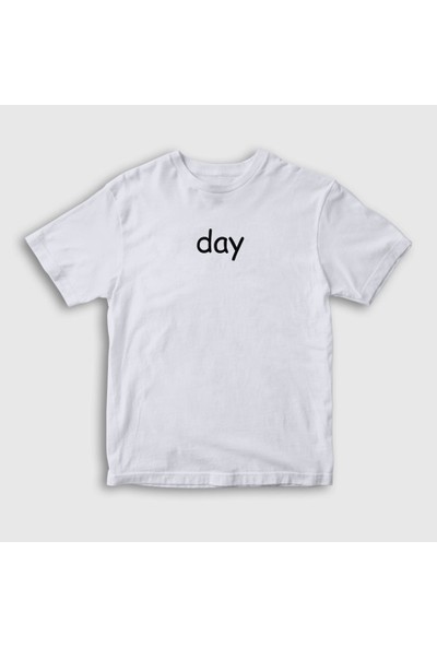 Presmono Unisex Çocuk Beyaz Day Valentine's Day Sevgililer Günü T-Shirt