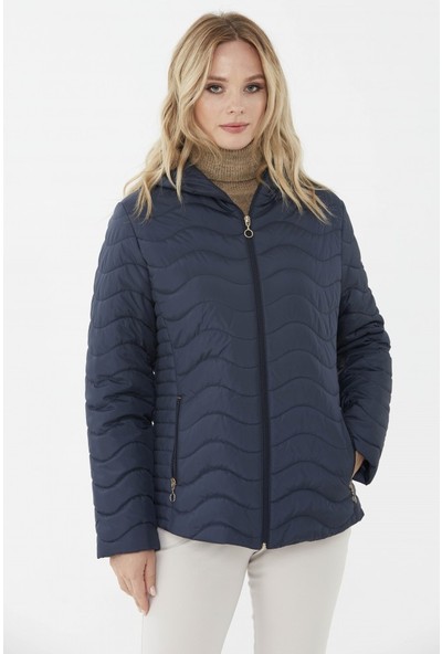 Selen Giyim Kendinden Kapüşonlu Kapitone Mont Selen Giyim Kendinden Kapüşonlu Kapitone Mont