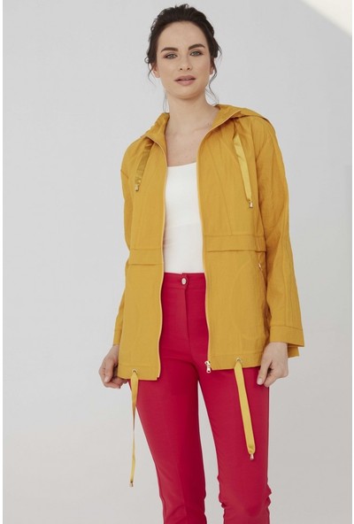 Selen Giyim Çok Parçalı Fermuarlı Trench Selen Giyim Çok Parçalı Fermuarlı Trench