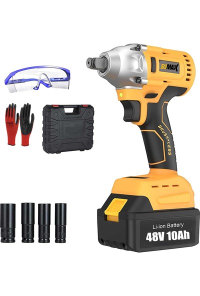 Stilmax Germany Motor 48V 10AH Çift Torq Kömürsüz Motor Somun Sıkma Sökme Bijon Matkap + 4 Ad Bijon Setli Stilmax Germany Motor 48V 10AH Çift Torq Kömürsüz Motor Somun Sıkma Sökme Bijon Matkap + 4 Ad Bijon Setli