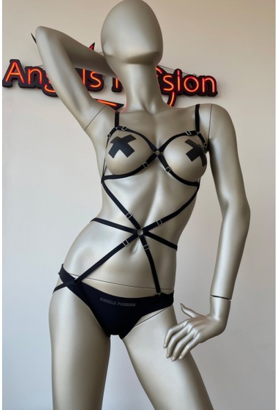 Angels Passion Yeni Iç Giyim Modelleri Lastik Harness Angels Passion Yeni Iç Giyim Modelleri Lastik Harness