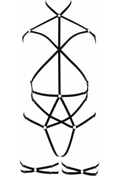 Angels Passion Seksi Lastik Vücut Takısı - APFT341