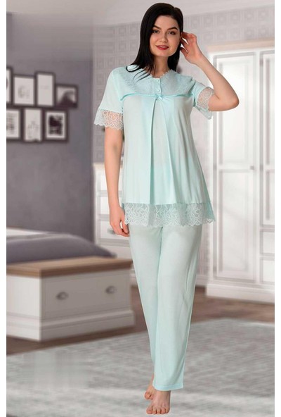 Effort Dantelli Lohusa Pijama Takım 5042 Effort Dantelli Lohusa Pijama Takım 5042