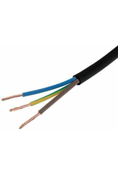 TTR 3x1,5 Ttr Çok Telli Siyah Renk Kablo 1 Sınıf ve =(10 Metre Satışımız)= TTR 3x1,5 Ttr Çok Telli Siyah Renk Kablo 1 Sınıf ve =(10 Metre Satışımız)=