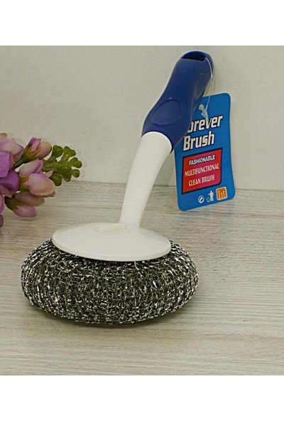 Forever Brush Saplı Bulaşık Ovma Süngeri Teli