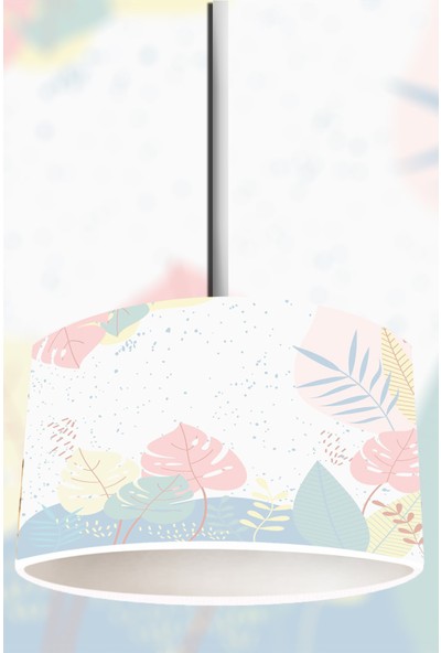 Adalı Dekor Çocuk Odası Avize Yaprak Desenli