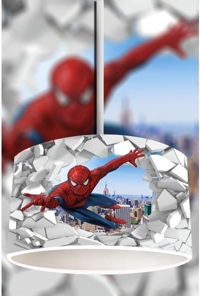 Adalı Dekor Çocuk Odası Avize Örümcek Adam