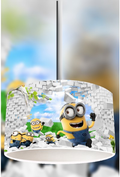 Adalı Dekor Çocuk Odası Sarkıt Avize Minionlar