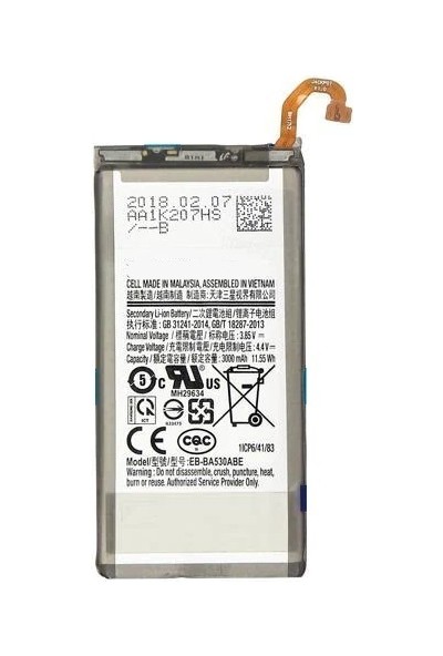Samsung Galaxy A8 2018 A530 (EB-BA530ABE) Batarya