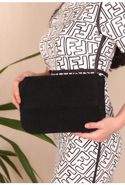 7erbilden Ody Siyah Kadife Çanta