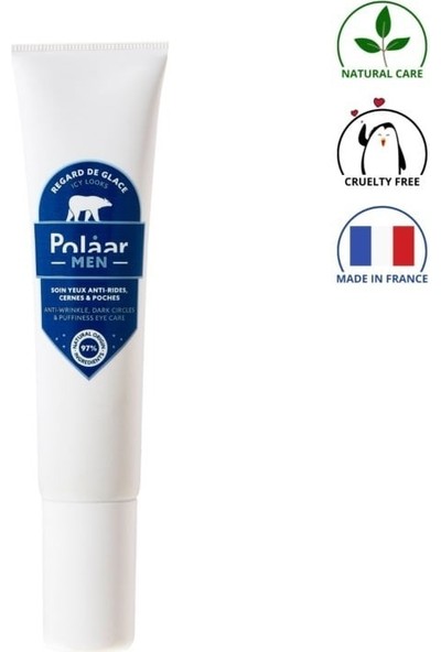 Polaar Men Icy Looks Koyu Halka, Şişlik, Ince Çizgi Karşıtı Göz Çevresi Kremi 15 ml