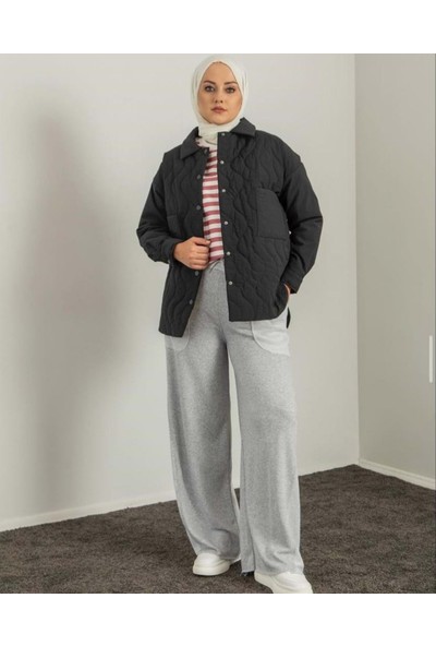 Azra Fashion Kapitone Mont 5671 - Siyah - S-M