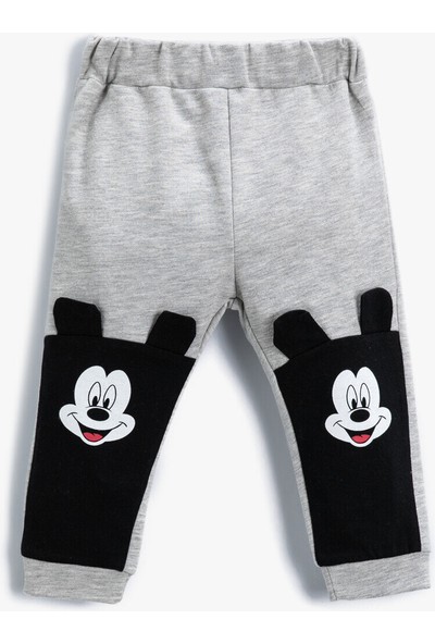 Koton Mickey Mouse Baskılı Jogger Eşofman Altı Lisanslı Pamuklu