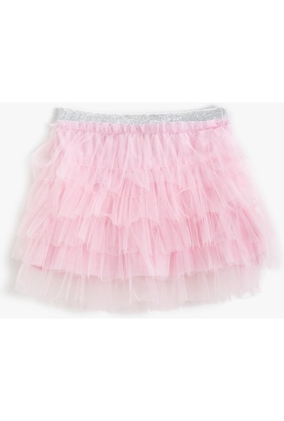 Koton Kız Çocuk Beli Simli Tütü Etek Beli Lastikli