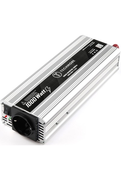 Techmore Modifie Sinus Invertör 12V - 220V Çevirici 1000 Watt Modified Sinus Inverter Techmore Modifie Sinus Invertör 12V - 220V Çevirici 1000 Watt Modified Sinus Inverter