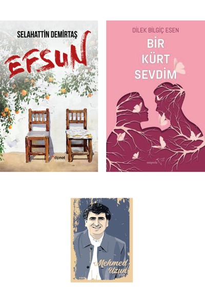 Efsun Selahattin Demirtaş - Bir Kürt Sevdim Romanları Seti Efsun Selahattin Demirtaş - Bir Kürt Sevdim Romanları Seti