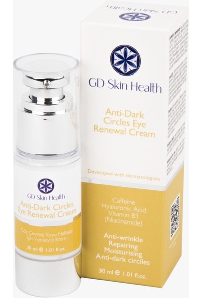 GD Skin Health Anti-Dark Circles Eye Renewal Cream, Göz Çevresi Koyu Halkalar Için Yenileyici Krem 30ML GD Skin Health Anti-Dark Circles Eye Renewal Cream, Göz Çevresi Koyu Halkalar Için Yenileyici Krem 30ML