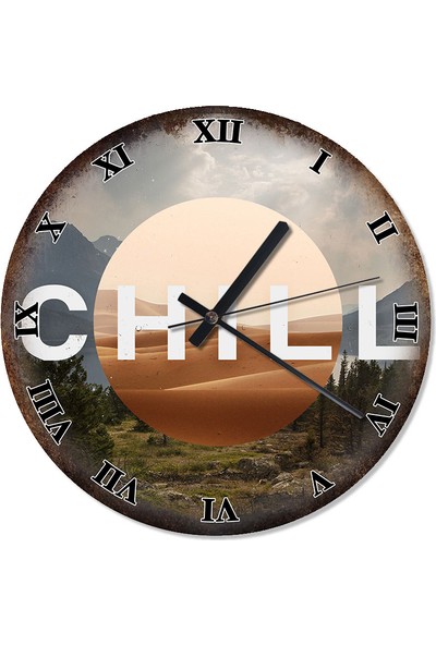 Tablomega Chill Tasarım Duvar Saati