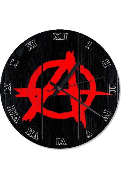 Tablomega Anarşist Mutafak Tipi Duvar Saati Tablomega Anarşist Mutafak Tipi Duvar Saati