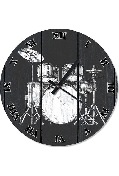 Tablomega Bateri Takımı Duvar Saati
