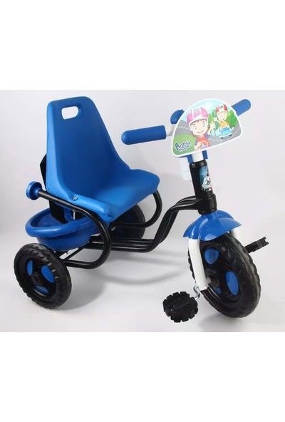Babyhope 101 Prens Üç Teker Bisiklet(Mavi-Siyah)