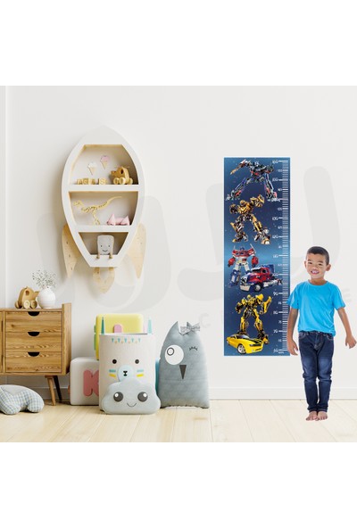 Juju Kreatif Transformers Boy Ölçer Sticker