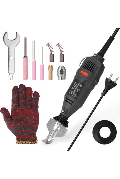 Top Pet Taşınabilir Zincirler Taşlama Makinesi Seti - Siyah (Yurt Dışından)