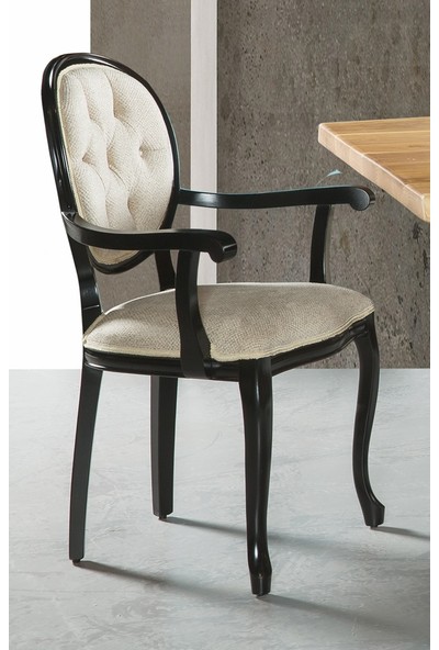 Ankara Akseki Ahşap Klasik Sandalye Kollu