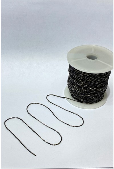 Hayalperest Boncuk Küçük Metal Tırnak Makası Zinciri 1 mt