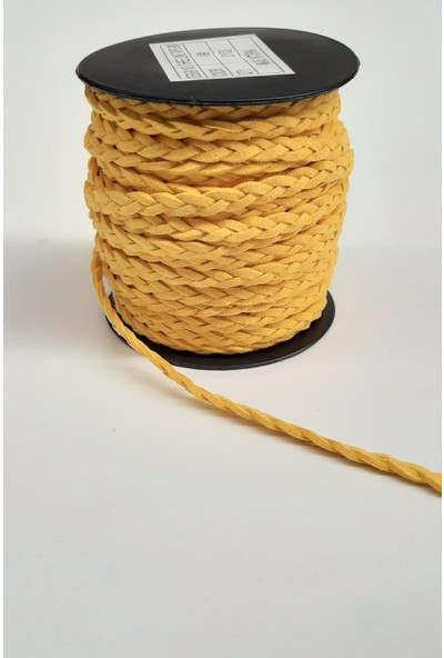 Hayalperest Boncuk Sarı Süet Örgü Ip