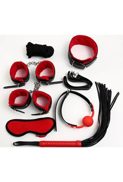 Aria's Closet Grinin 50 Tonu Fantazi Kelepçe Kırbaç Seti