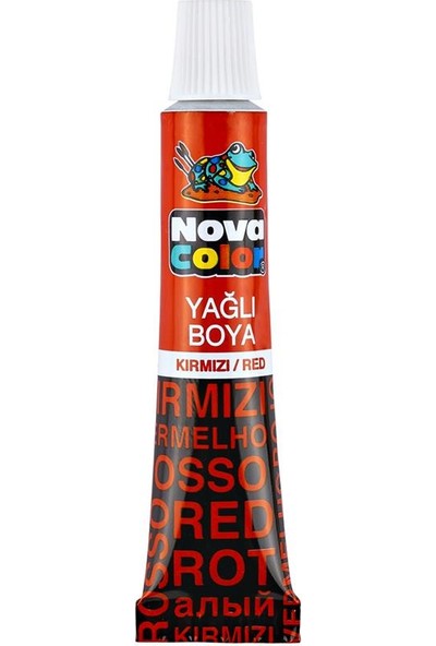 Nova Color Yağlı Boya Tüp 7 gr Kırmızı Nova Color Yağlı Boya Tüp 7 gr Kırmızı