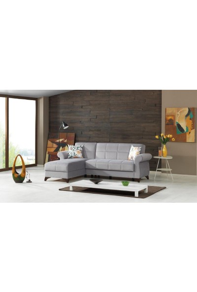 İpek Mobilya Selin Köşe Takımı 3+2 ( Gri )