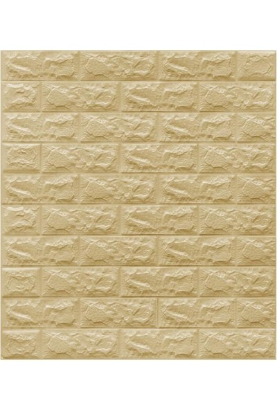 Renkli Duvarlar Kendinden Yapışkanlı Sünger Sarı Tuğla Duvar Paneli 70X77 cm 6 Adet Renkli Duvarlar Kendinden Yapışkanlı Sünger Sarı Tuğla Duvar Paneli 70X77 cm 6 Adet