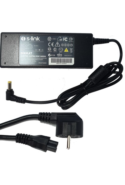 S-Link Acer Aspire Aspire Laptop Adaptörü Şarj Aleti Cihazı 19 Volt 19V 4.74A Şarz Cihazı S-Link Acer Aspire Aspire Laptop Adaptörü Şarj Aleti Cihazı 19 Volt 19V 4.74A Şarz Cihazı