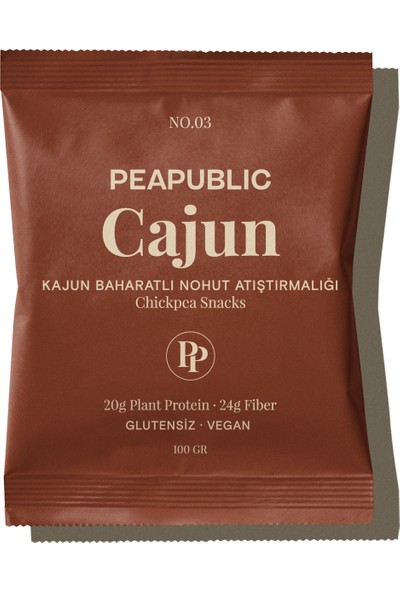 Peapublic No:3 Cajun Nohut Atıştırmalığı