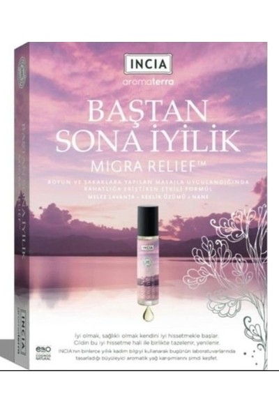 Incia Aromaterra Migra Relief 10 ml Incia Aromaterra Migra Relief 10 ml