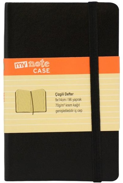 Mynote Case Soft Kapaklı Çizgili Defter 9X14 cm 96 Yaprak - Siyah Mynote Case Soft Kapaklı Çizgili Defter 9X14 cm 96 Yaprak - Siyah