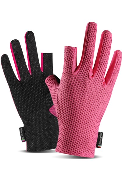 Golovejoy Kaymaz Balıkçılık Eldiveni - Pembe (Yurt Dışından)