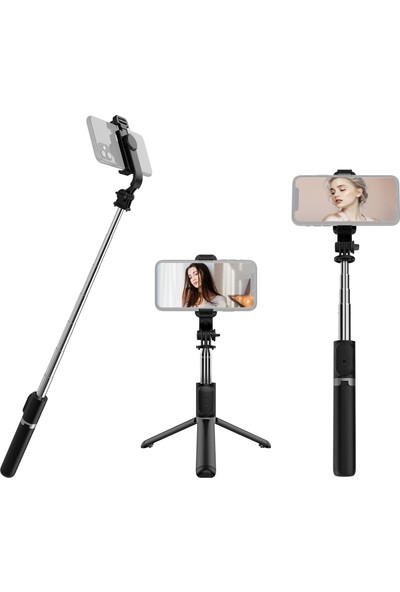 Beauty Life Çok Fonksiyonlu Kablosuz Bt Özçekim Çubuğu 103CM Maks. (Yurt Dışından) Beauty Life Çok Fonksiyonlu Kablosuz Bt Özçekim Çubuğu 103CM Maks. (Yurt Dışından)